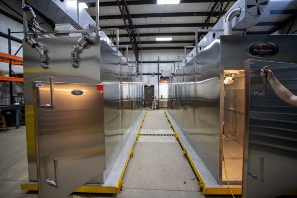 US meat processor opens the largest-ever commercial smokehouse ...